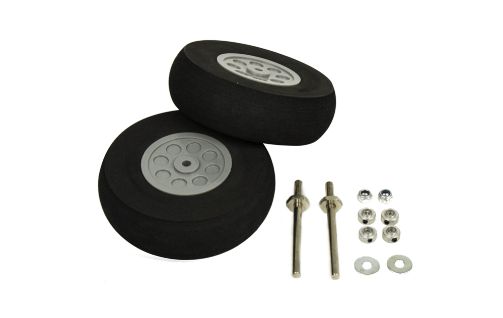 MAMBA 70CC MAIN WHEEL AND AXLE SET – Flex Innovations