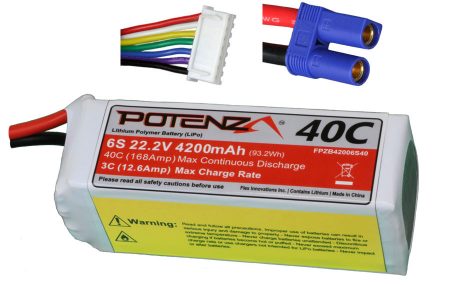 6S 4200MAH 40C LIPO BATTERY – Flex Innovations