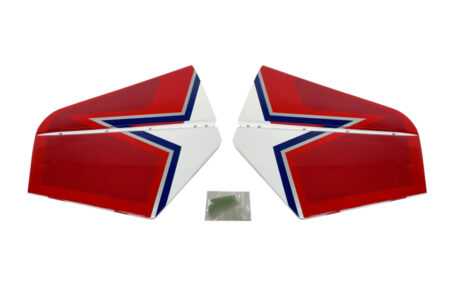 MAMBA 120CC HORIZONTAL STAB & ELEVATOR SET (RED/BLUE) – Flex Innovations