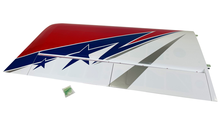 RV-8 70CC FLS LEFT WING (RED/BLUE) – Flex Innovations