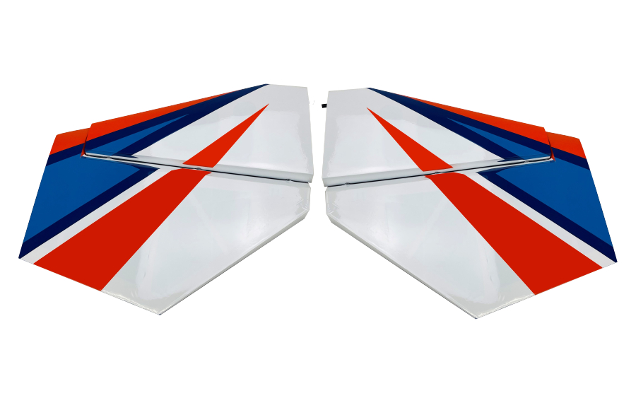 ULTIMATE 70CC G1 HORIZONTAL STABILIZER W/ELEVATORS, ORANGE – Flex ...