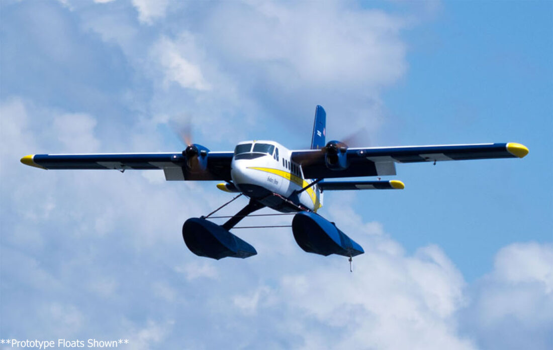 TWIN OTTER 80E FLOAT SET W/STRUTS & LEDS – Flex Innovations