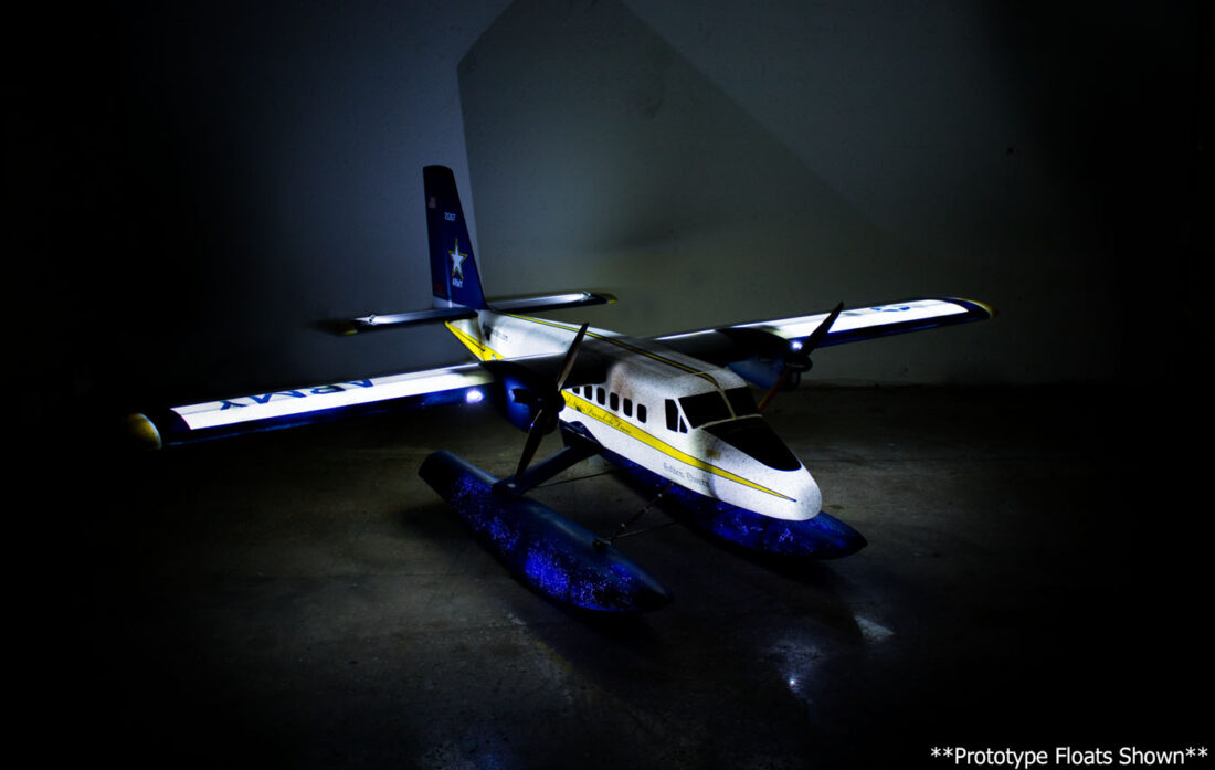TWIN OTTER 80E FLOAT SET W/STRUTS & LEDS – Flex Innovations