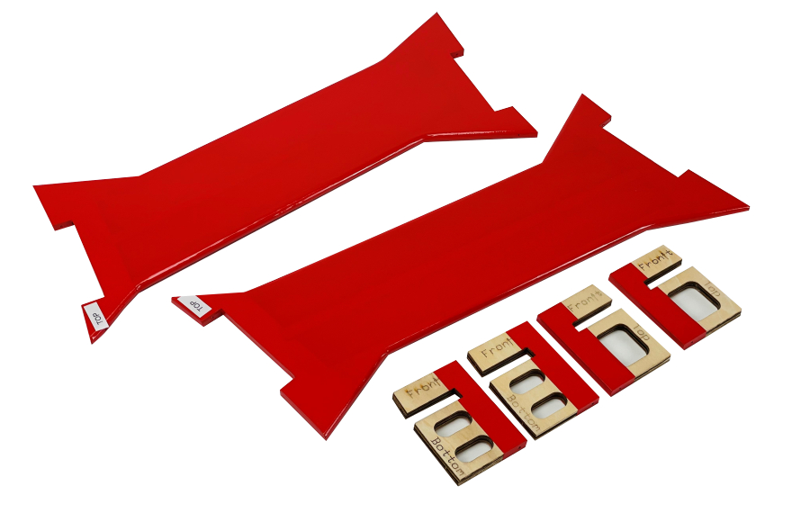 ULTIMATE 70CC G2 INTERPLANE STRUT SET, JD RED – Flex Innovations