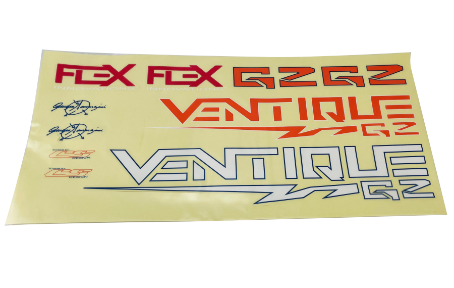 VENTIQUE 60E G2 PRO DECAL SET, ORANGE – Flex Innovations