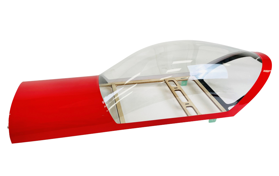CAP 232EX 70CC CANOPY HATCH, (RED) – Flex Innovations