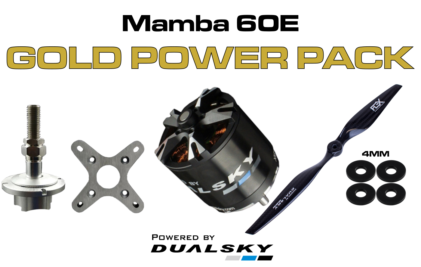UPGRADE POWER PACK FLEX/DUALSKY GOLD SERIES (MAMBA 60E) – Flex Innovations