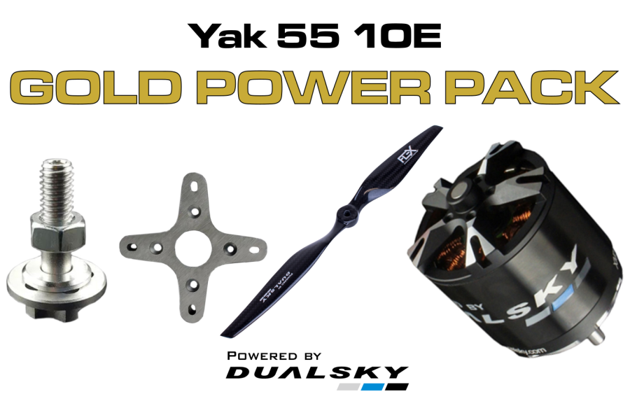 UPGRADE POWER PACK FLEX/DUALSKY GOLD SERIES (YAK 55 10E) – Flex Innovations