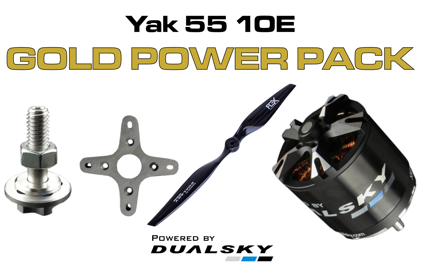 UPGRADE POWER PACK FLEX/DUALSKY GOLD SERIES (YAK 55 10E) – Flex Innovations