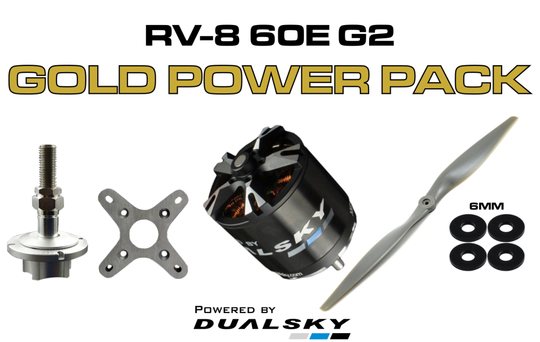 UPGRADE POWER PACK FLEX/DUALSKY GOLD SERIES (RV-8 60E G2) – Flex Innovations