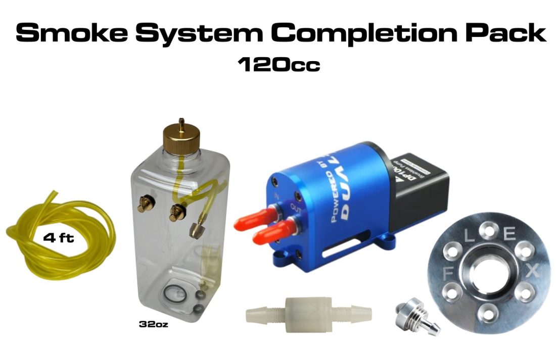 120CC SMOKE SYSTEM COMPLETION PACK – Flex Innovations